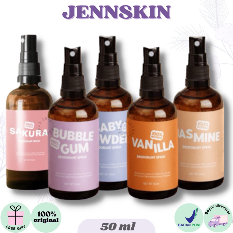 Jual JENNSKIN Deodorant Spray 50ml | Shopee Indonesia