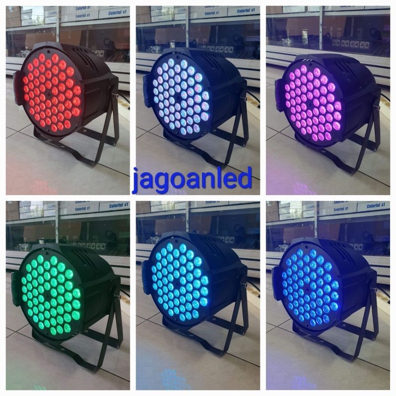 Jual Lampu Par LED 54 Lampu Panggung Full Color | Shopee Indonesia
