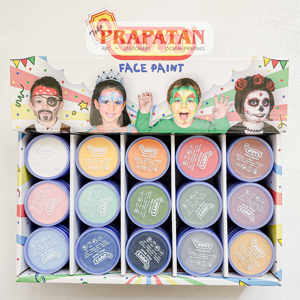 Jual YUH Jovi Face Paint 8ml Face & Body Painting Set Cat Wajah ...