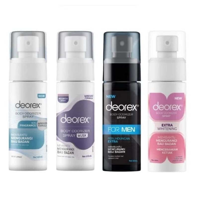 Jual RO| Deorex Body Odorizer Spray 60ML /Body Spray /Deodorant ...