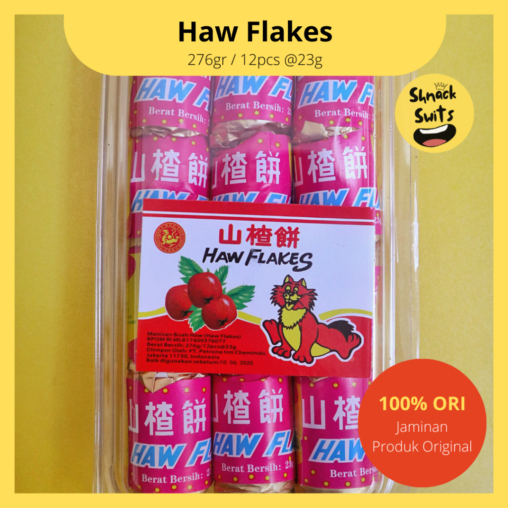 Jual HAW FLAKES SAN ZHA /PERMEN SANCA KOIN / PERMEN JADUL Chen Liang ji ...