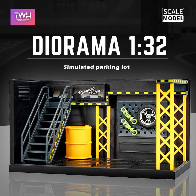 Jual TWH DIECAST DIORAMA DIY MINIATUR MOBIL MODEL GARASI BENGKEL ...