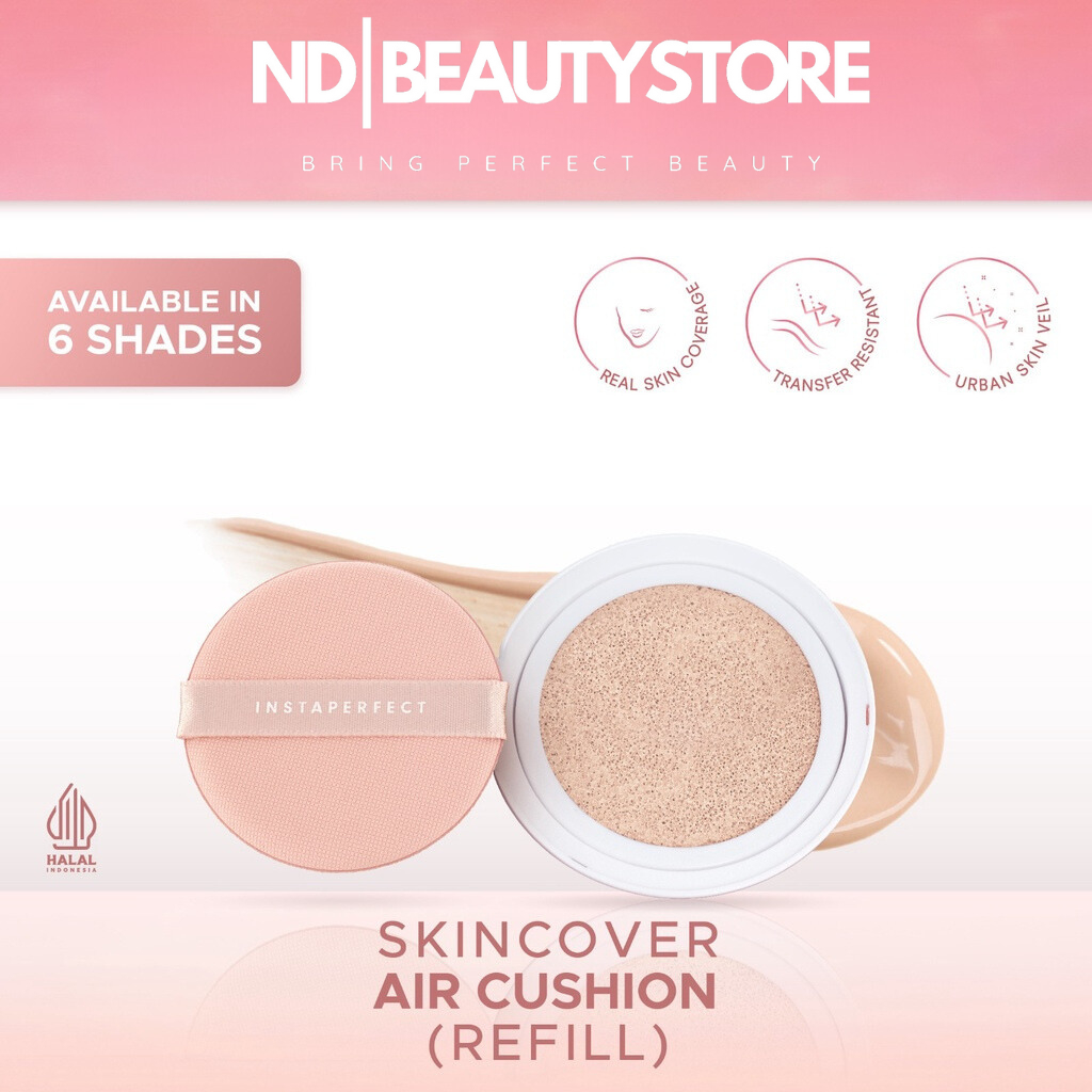Jual [NEW] Instaperfect Refill Skincover Air Cushion 11 g (Real Skin ...