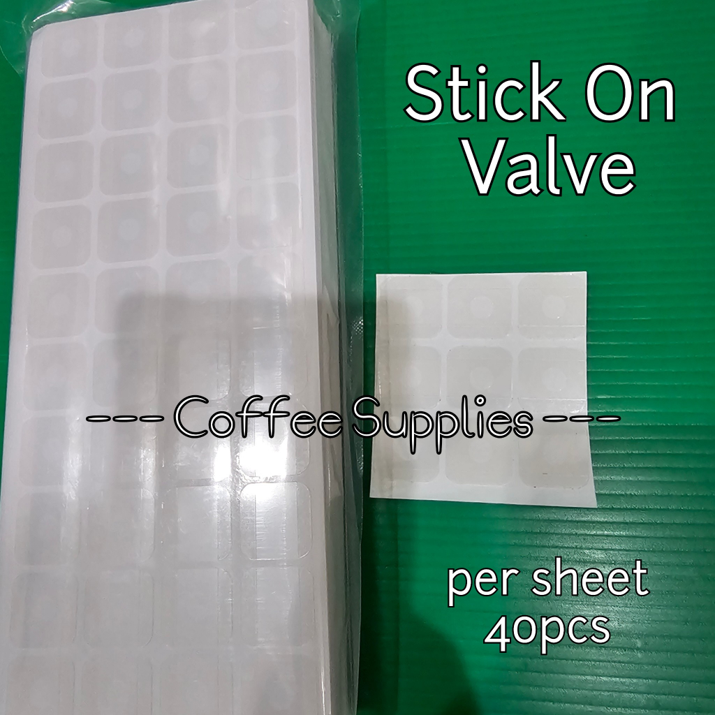 Jual STICK ON One Way Degassing VALVE sticker valve katup kemasan kopi ...