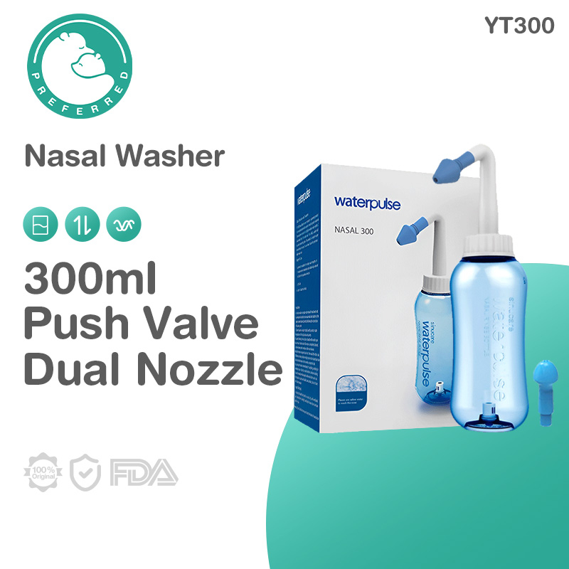 Jual PREFERRED Neti Pot YT300 Nasal Wash Water Pulse Nasal Wash Bottle 300ml Adult Children's ...