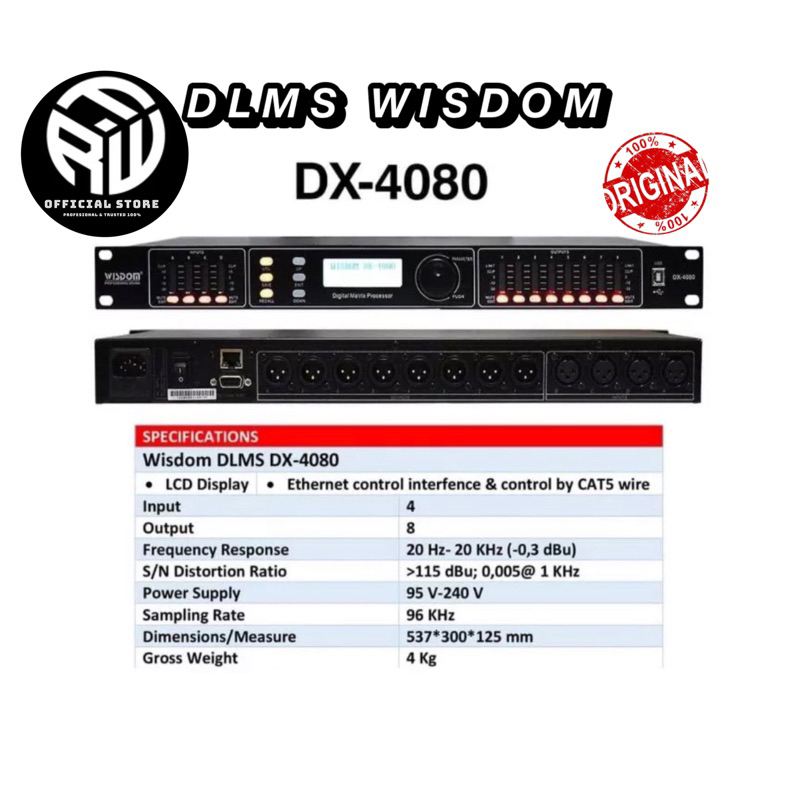 Jual SPEAKER MANAGEMENT DLMS WISDOM DX 4080 / DX4080 / DX-4080 ...
