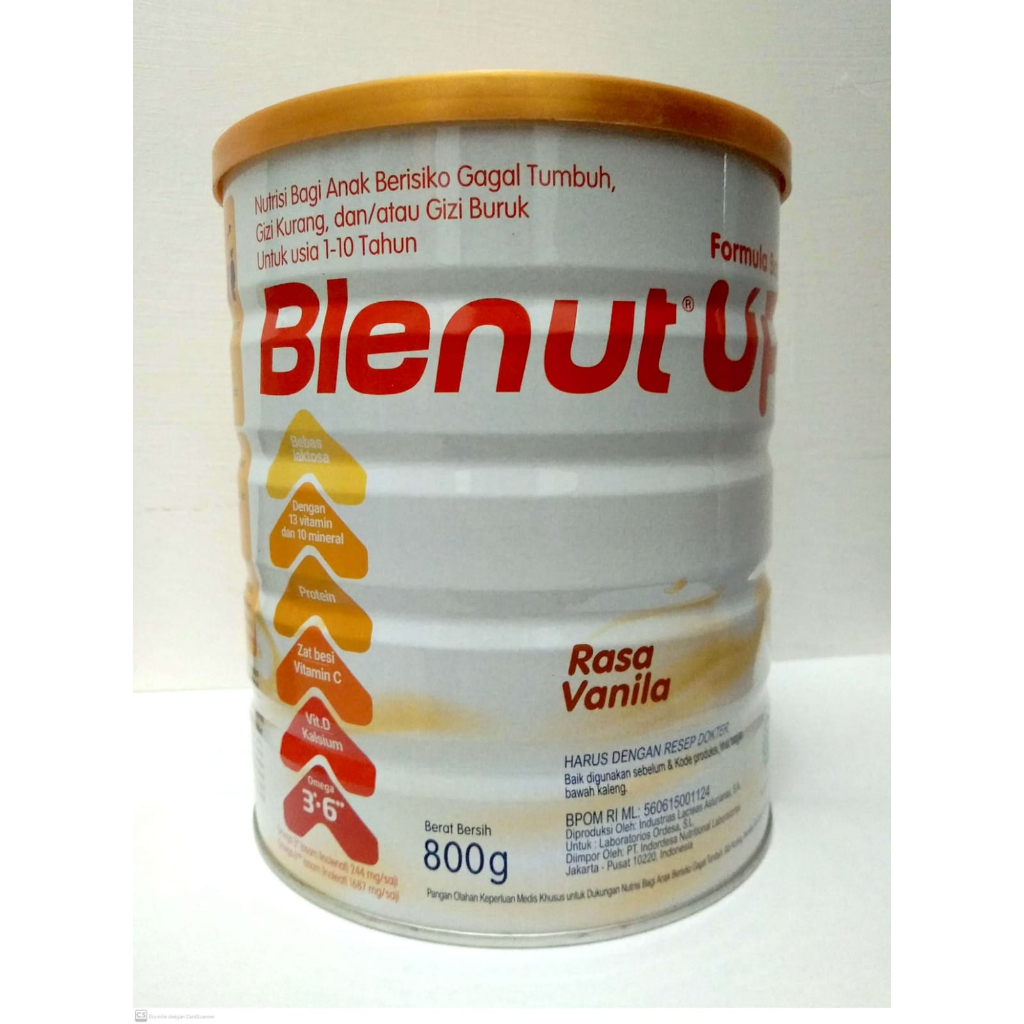 Jual SUSU BLENUT UP 800 Gram/BLENUTEN 800 gram/Usia 1-10 Tahun Gizi ...