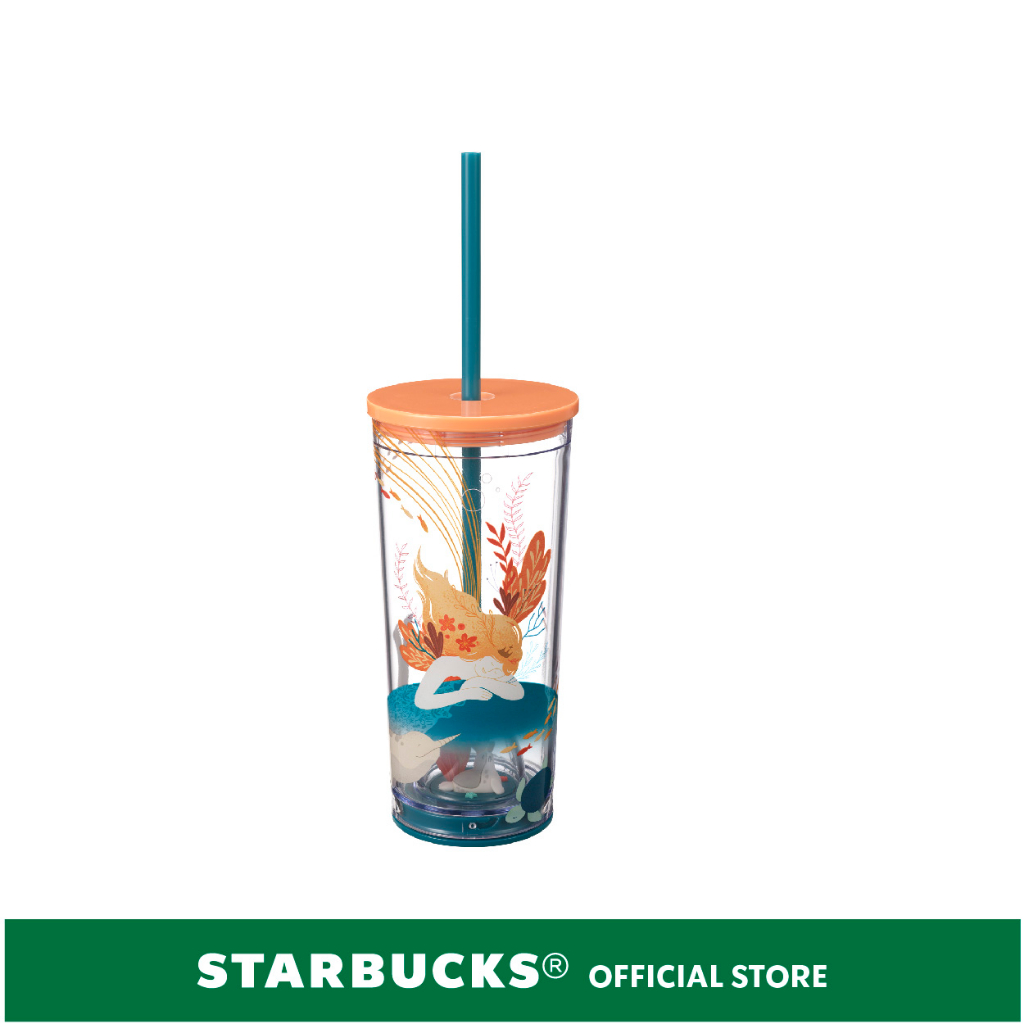 Jual Starbucks Cold Cup PL 18Oz AUT FY23 Siren & The Earth S11145318 ...