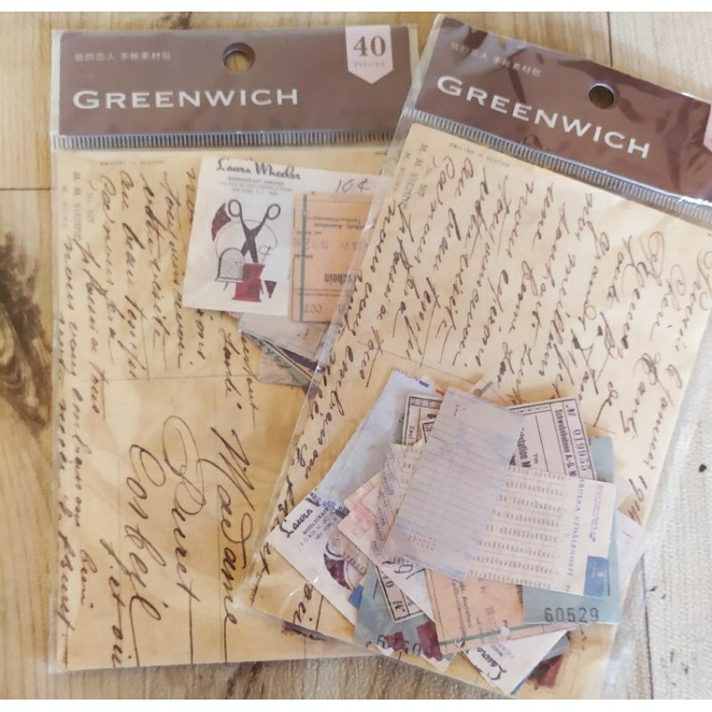 Jual Kertas Journal Scrapbook Vintage Catatan Perjalanan Greenwich ...