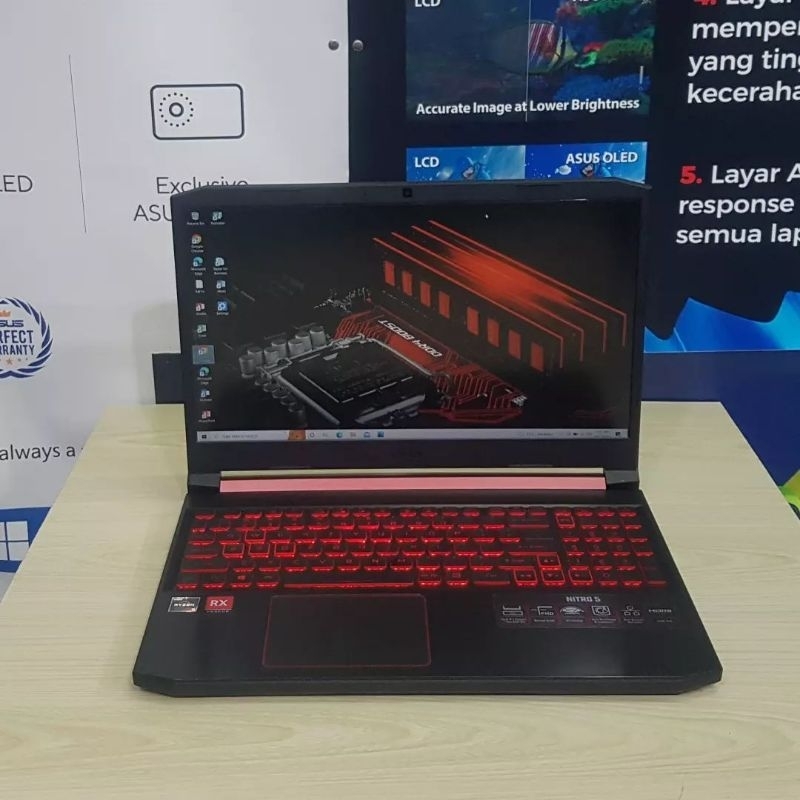 Jual Acer Nitro 5 An515-43 Ryzen 5-3550H RAM 8GB/SSD 512 GB | Shopee ...