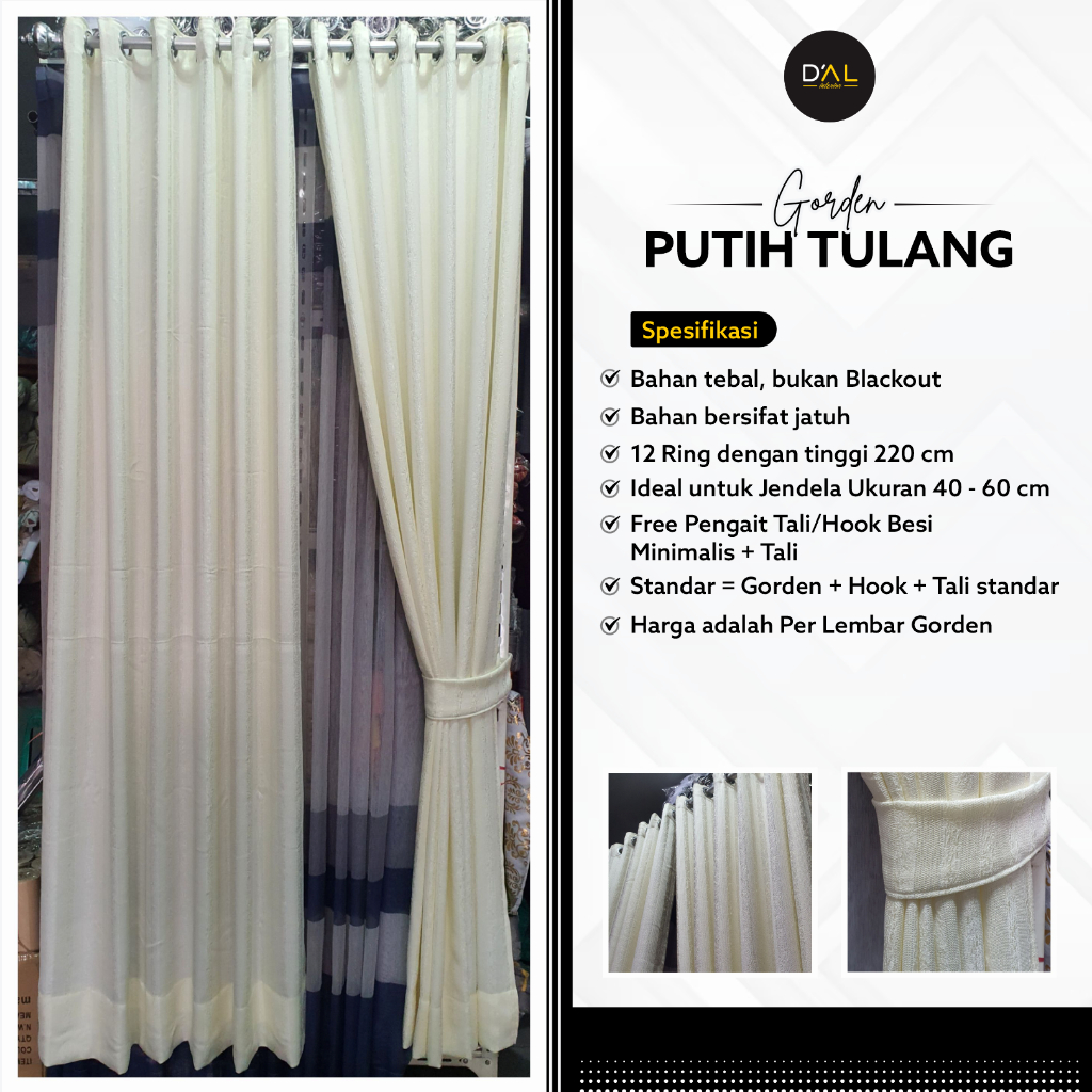 Jual Gorden Minimalis, Gorden jendela, Gorden minimalis putih, Hordeng ...