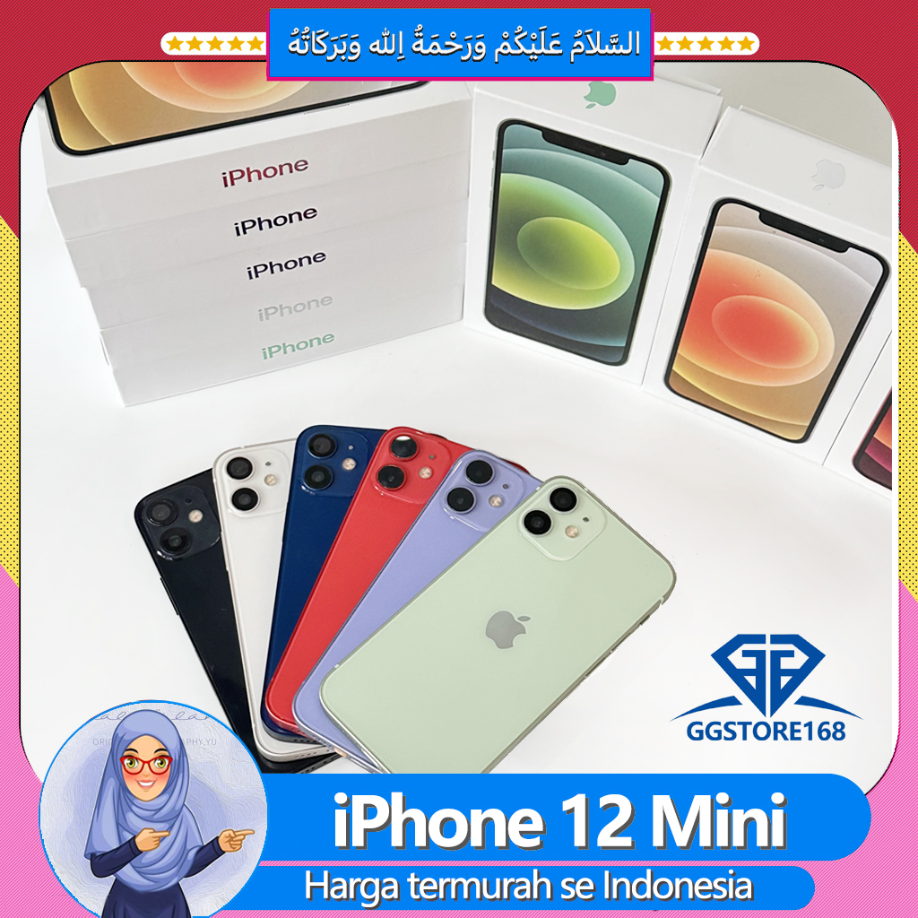 Jual iPhone 12Mini 64GB/128GB/256GB Second Original 100% Mulus Fullset--Grosir bisa didiskon ...
