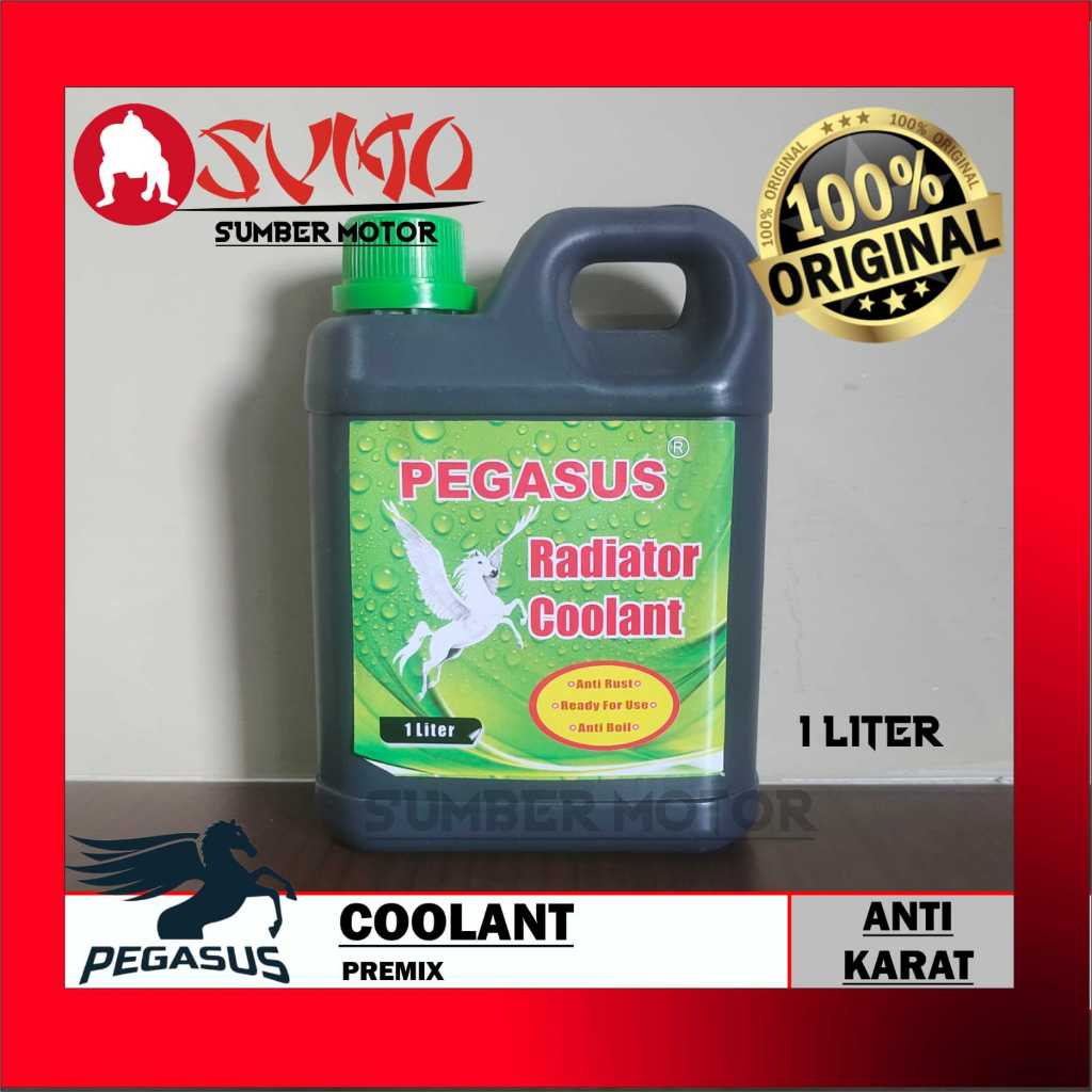 Jual AIR RADIATOR COOLANT PEGASUS 1000ml /1L | Shopee Indonesia