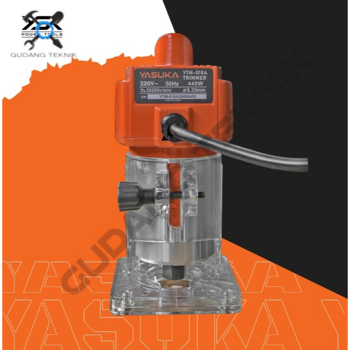 Jual Mesin Trimmer Profil Kayu YTM018A YASUKA / Mesin Trimer Router ...