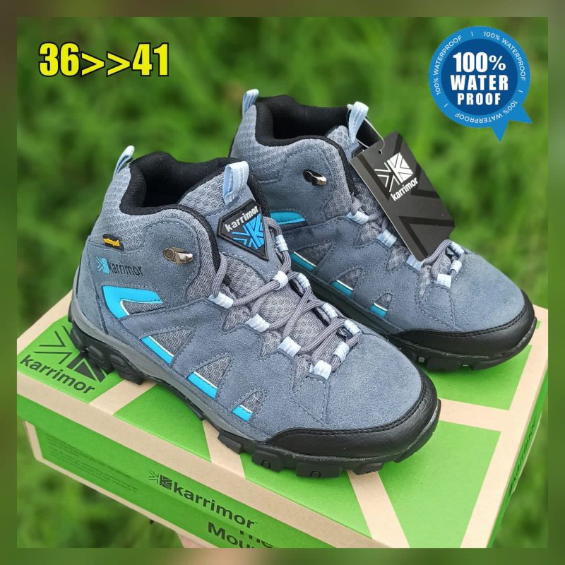 Jual Sepatu hiking cewek sepatu trekking karrimor sepatu gunung ...