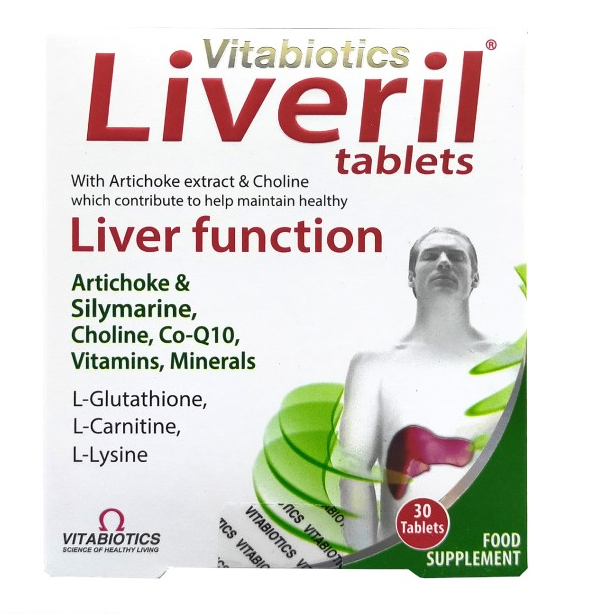 Jual Vitabiotics Liveril 30 Tablets | Liver | Shopee Indonesia