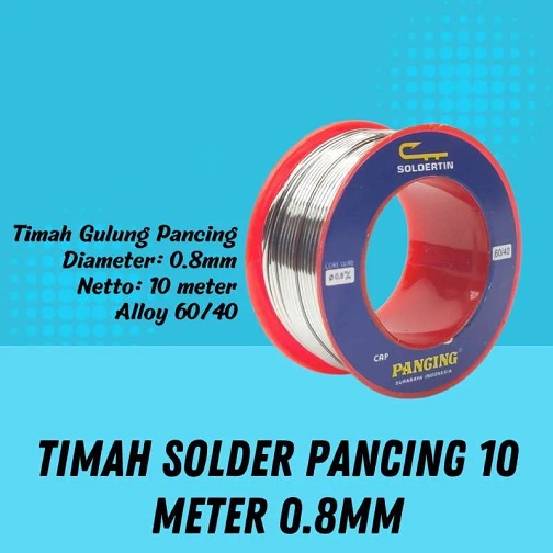 Jual Timah SOLDER 10M Merk MTR Timah Soldering Menyolder 1 Gulung Isi ...