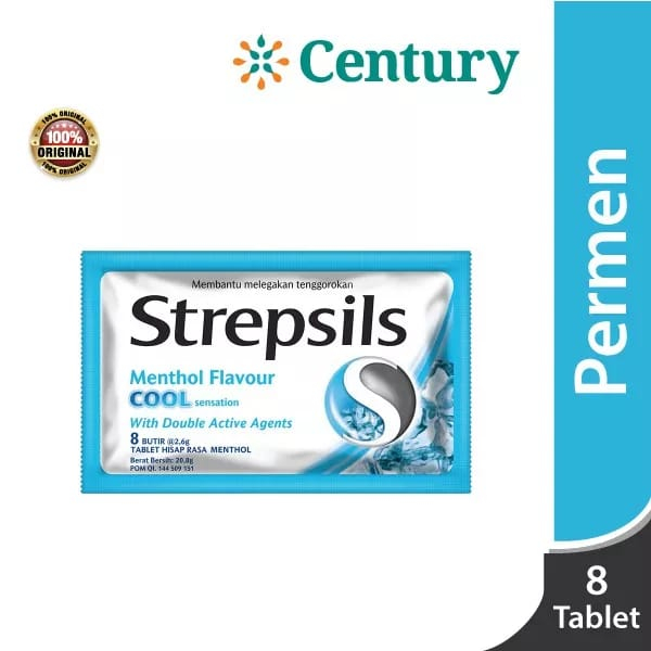 Jual Strepsil Cool Menthol 8 Tablet/Permen/Sangobion | Shopee Indonesia