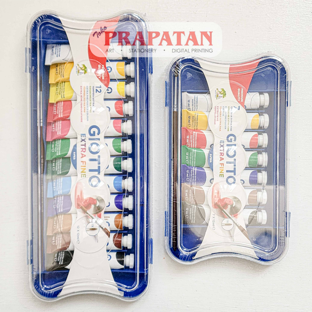Jual Giotto Gouache Extra Fine Tube Set 12ml | Cat Gouache | Shopee ...