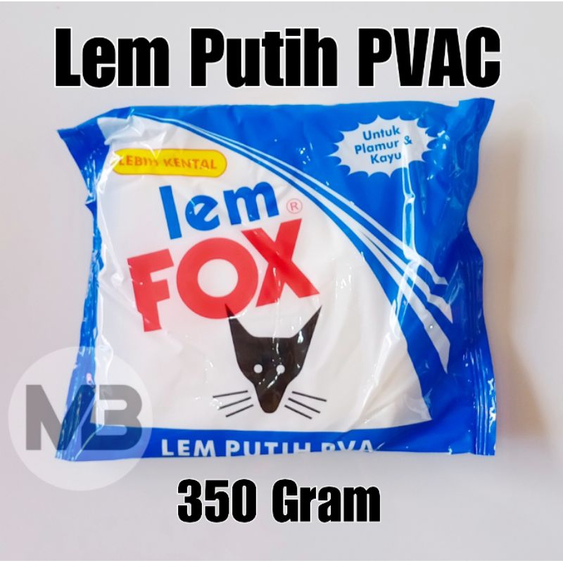 Jual Lem Putih PVAC FOX 350 Gram l Lem Kayu Plamur Serbaguna | Shopee ...