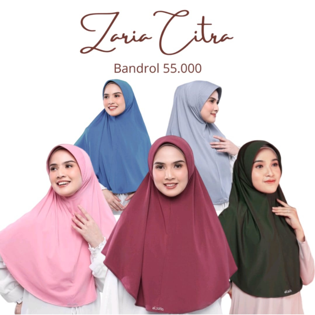 Jual Bergo Zaria Citra / Polos Elzatta Oval Logo Gliter Elzatta ...