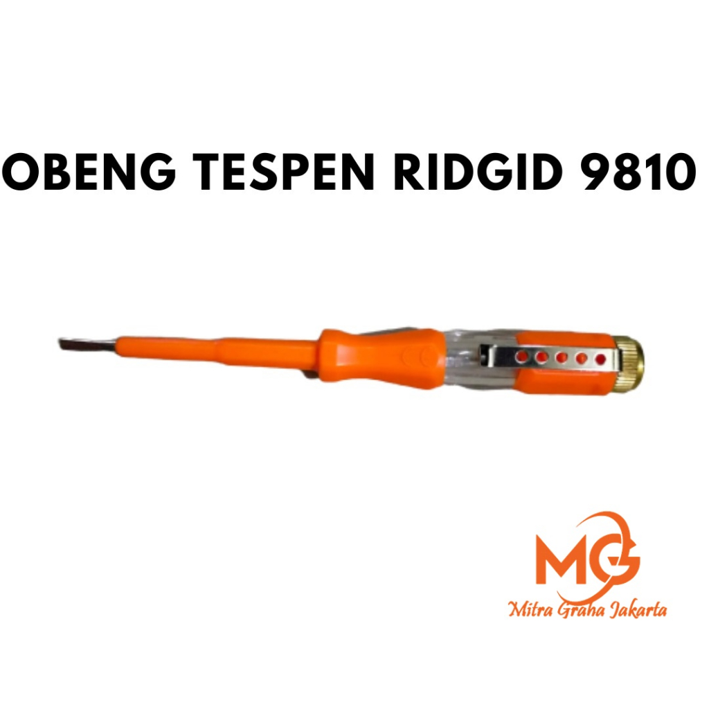 Jual RIDGID Obeng Tespen 100V - 500V Test Pen Tes Pen Listrik ...