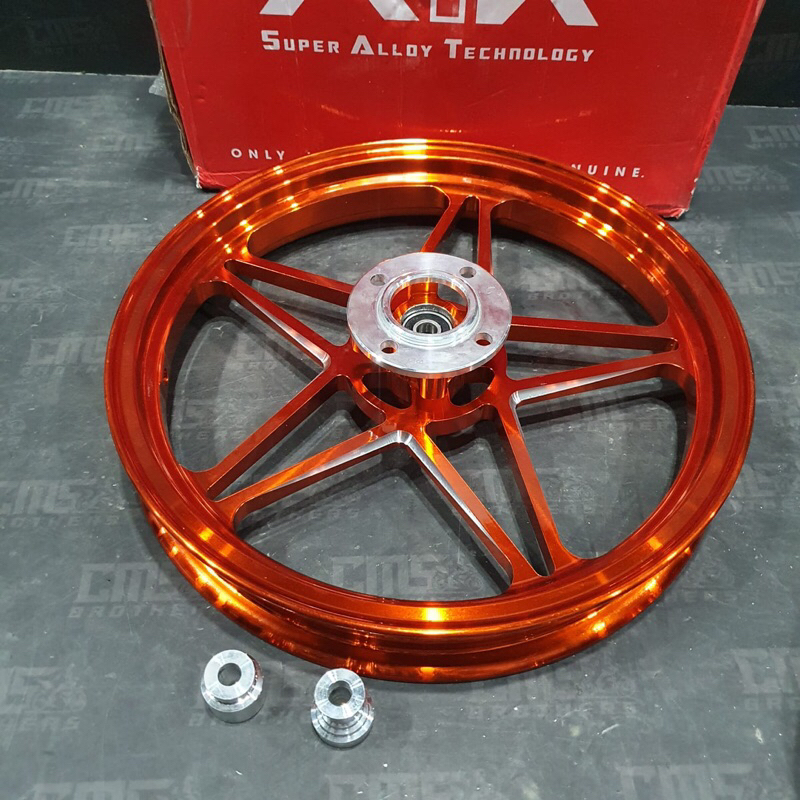 Jual Velg Velek X1R Model Bintang Aluminium CNC Honda ADV 160 Abs Hitam ...