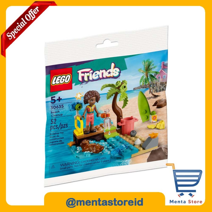 Jual LEGO Friends 30635 Polybag Beach Cleaning | Shopee Indonesia