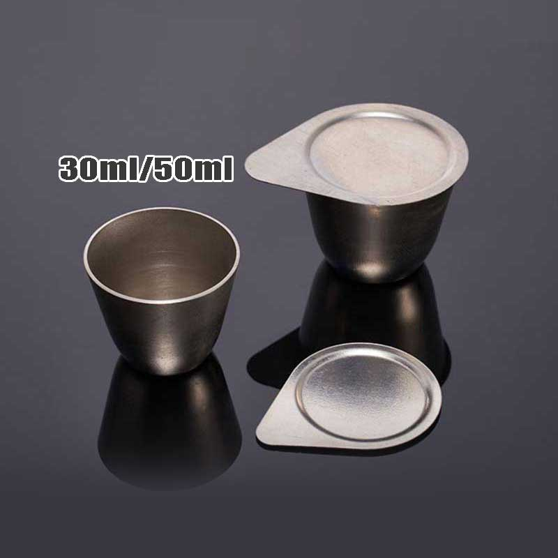 Jual 50ml 30ml Nickel Crucible Crucible With Cover Laboratory Equipment ...
