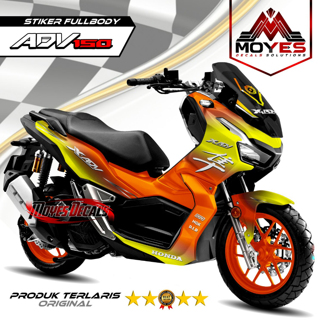 Jual (BISA COD) Decal ADV 150 Fullbody - Stiker ADV150 Fullbody - Dekal ...