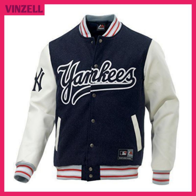 Jual JAKET VARSITY BASEBALL BIGSIZE ( S-6XL ) YANKEES JAKET BISBOL ...