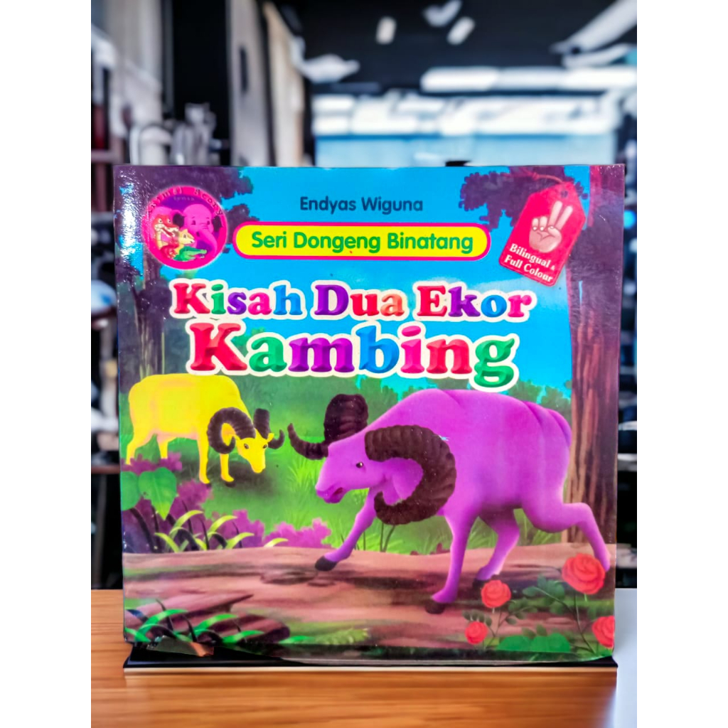 Jual Buku Cerita Anak Seri Dongeng Binatang Bilingual 2 Bahasa Indonesia Inggris Kisah Dua Ekor ...