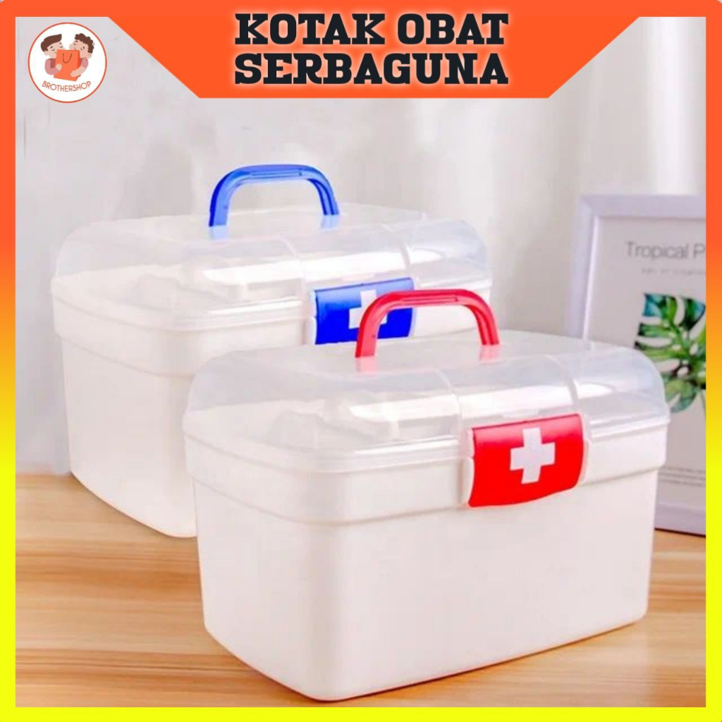 Jual Brother's Shop Kotak Obat Penyimpanan Serbaguna - Medicine ...