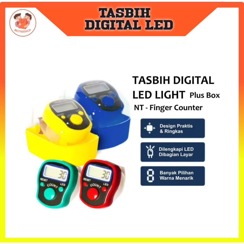 Jual Brother's Shop Alat Hitung Digital Tasbih - Tasbih Digitaltasbih ...