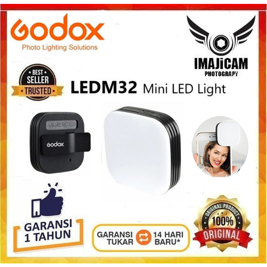 Jual Godox LEDM32 / LED M32 Mini Light for Mobile Phone LED | Shopee ...