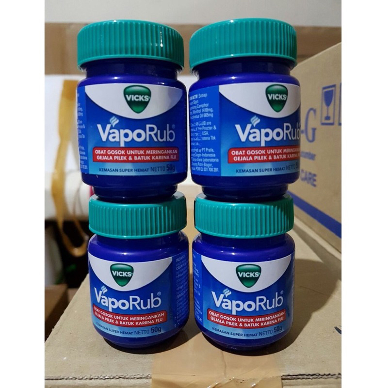 Jual VICKS VAPORUB 50 GRAM OBAT GOSOK BALSEM MERINGANKAN PILEK BATUK ...
