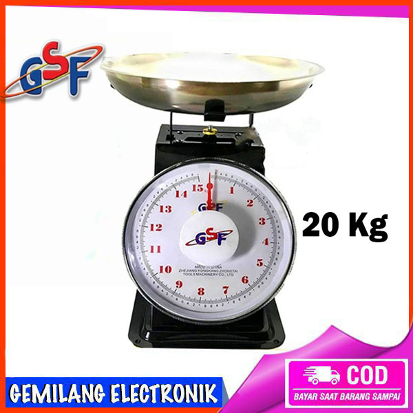 Jual Timbangan Analog Manual GSF Timbangan Buah / Barang / Serbaguna 5 ...