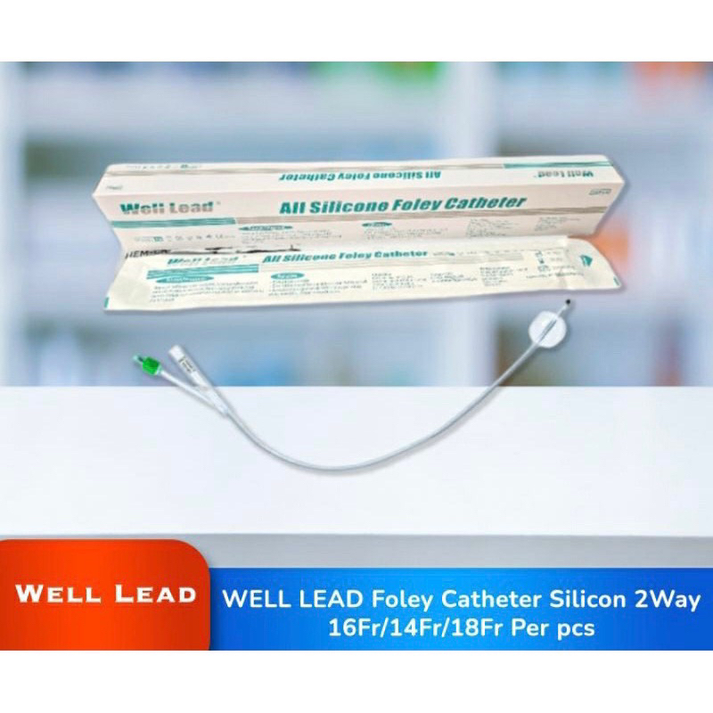 Jual FOLEY CATHETER SILICONE 2 WAY WELL LEAD ALKES MEDAN | Shopee Indonesia