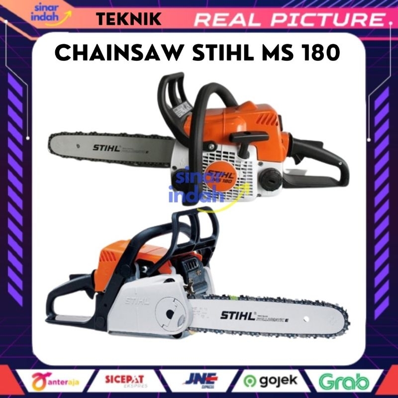Jual MS180 CHAINSAW CHAIN SAW GERGAJI POTONG KAYU 16 " STIHL MS 180 | Shopee Indonesia