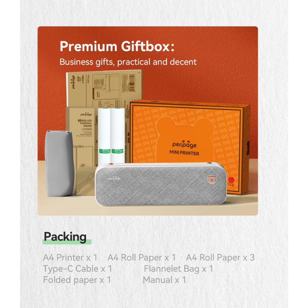 Jual PERIPAGE A4 Premium Giftbox SPECIAL EDITION A4 107 77 57 Printer ...