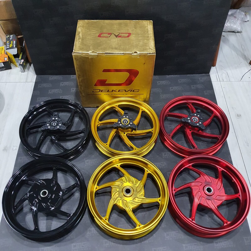 Jual Velg Velek Delkevic DND Six Star Casting Forged CNC Yamaha Aerox ...