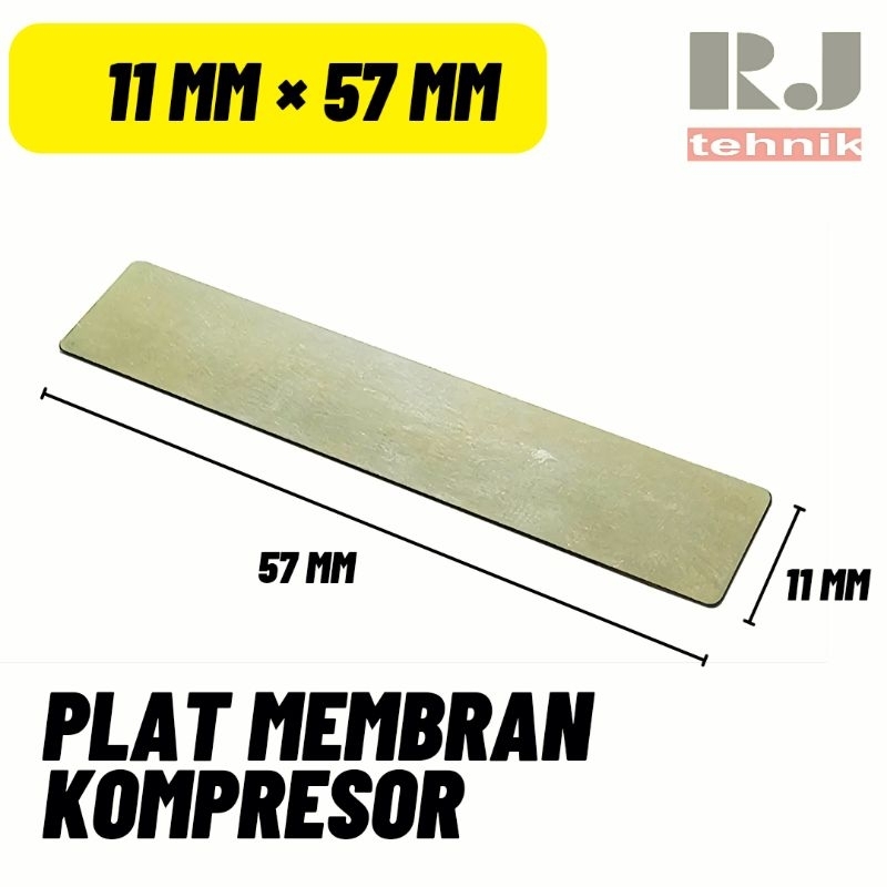 Jual Plat Membran Kompresor Angin 11 mm × 57 mm Klep Katup Spare Part ...