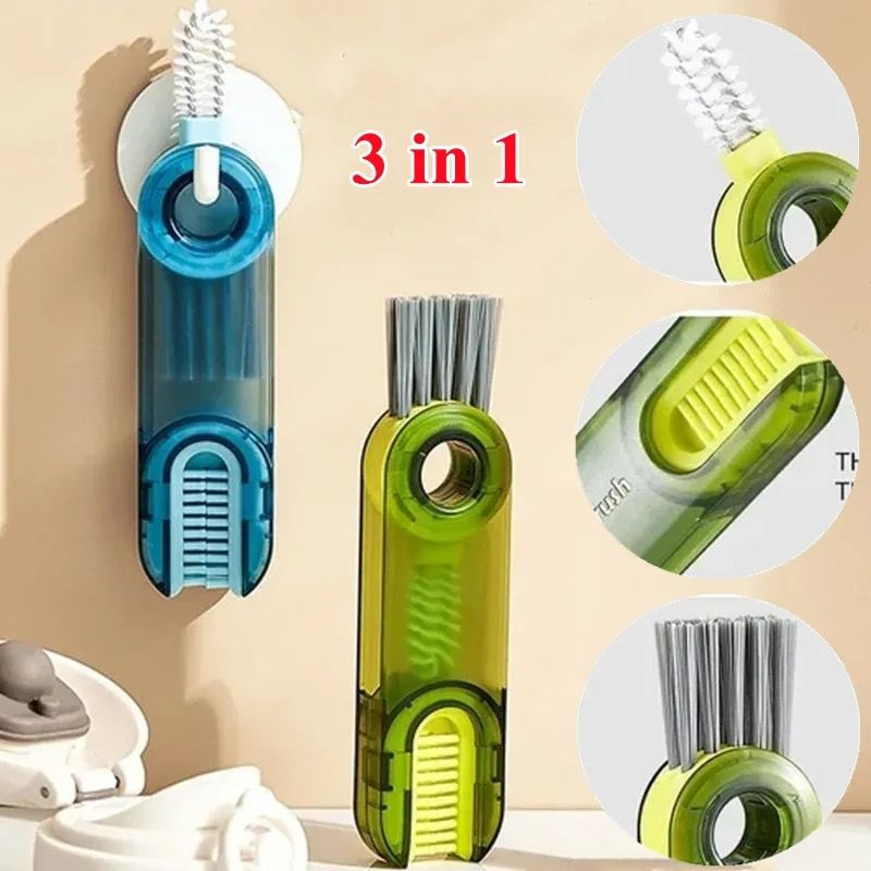 Jual Sikat Multifungsi Pembersih Botol 3 in 1 D95 Cleaning Bottle Brush ...