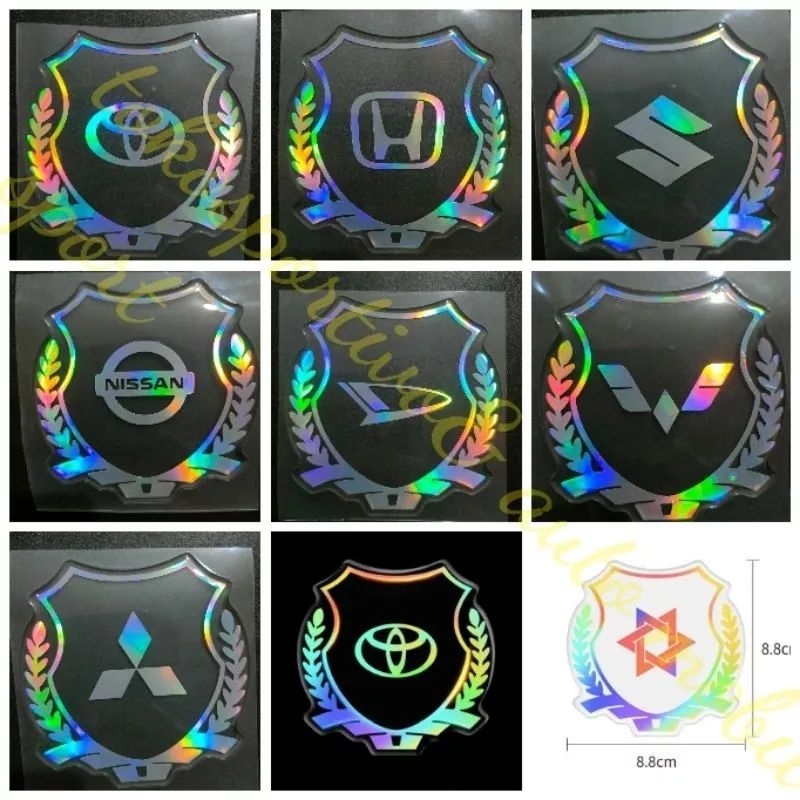 Jual STIKER LOGO HOLOGRAM NEW 3D BAHAN EPOXY UNIVERSAL MOBIL | Shopee ...