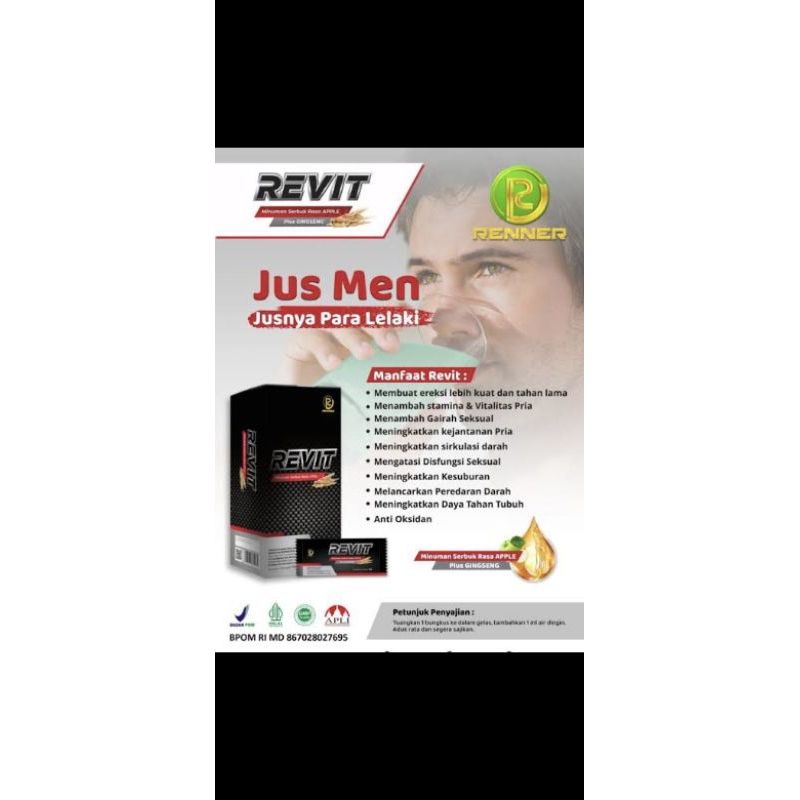 Jual REVIT RENNER ISI 4 SACHET | Shopee Indonesia