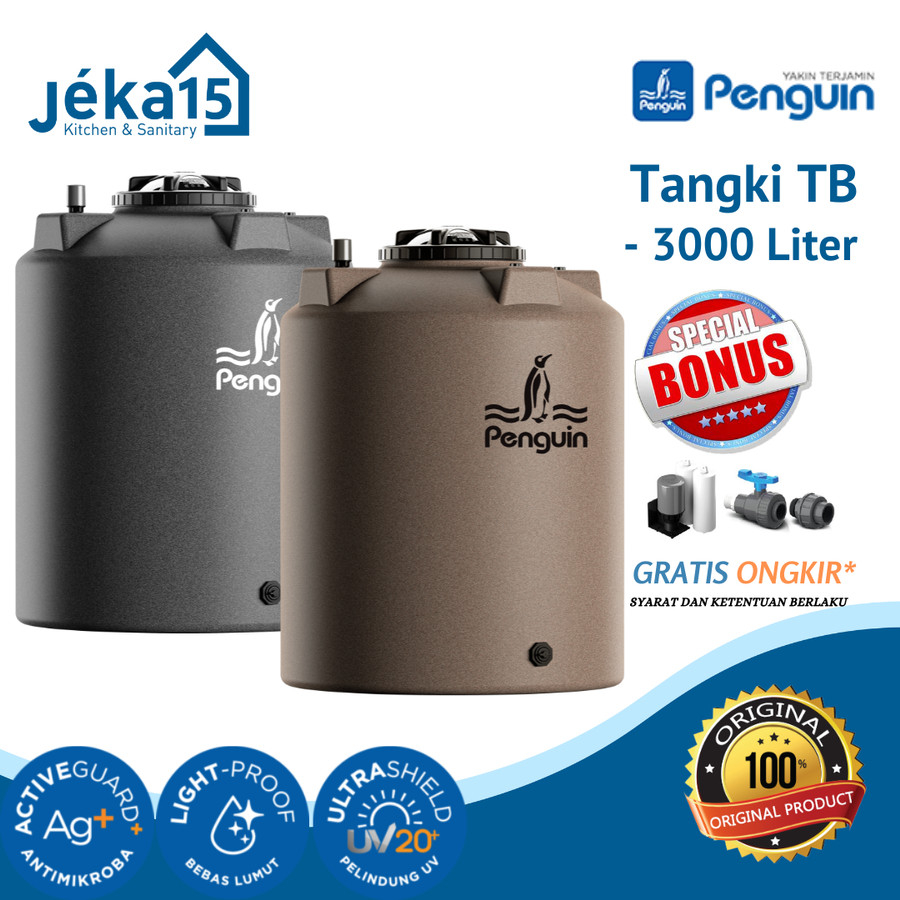 Jual TOREN AIR PENGUIN 3000 LITER ( TB 300 ) / TANGKI AIR / TANDON ...