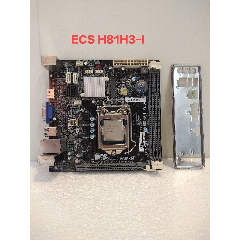 Jual Motherboard/ Mobo H81-LGA 1150 HSF [Core i3-4130]Gen4 Mulus ...