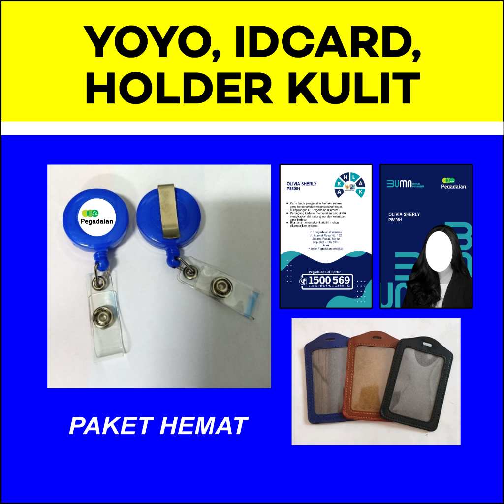 Jual CETAK ID CARD BUMN Pegadaian FREE DESAIN SIAP PAKAI idcard bumn ...