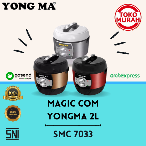 Jual Magic Com/Penanak Nasi YONGMA SMC 7033 2 L Stainless Steel Body ...
