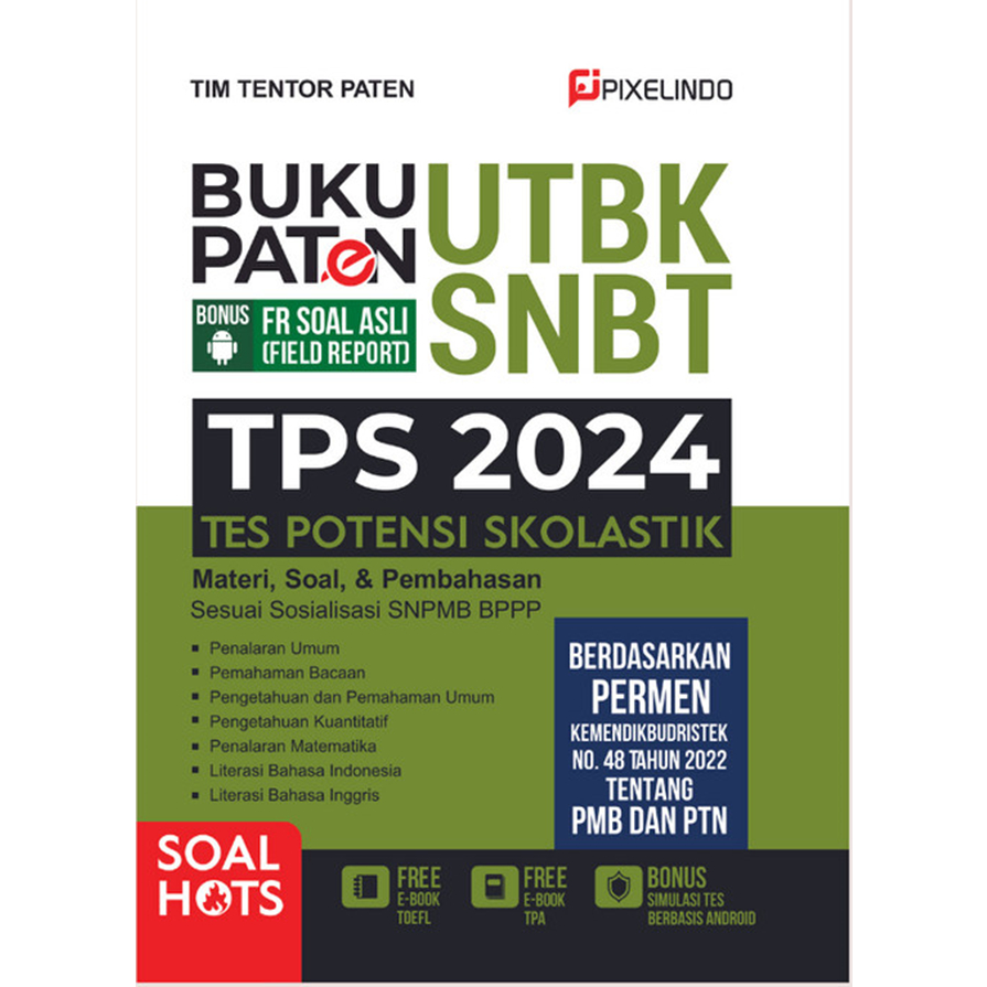 Jual Gramedia Medan - Buku Paten UTBK SNBT TPS 2024 | Shopee Indonesia